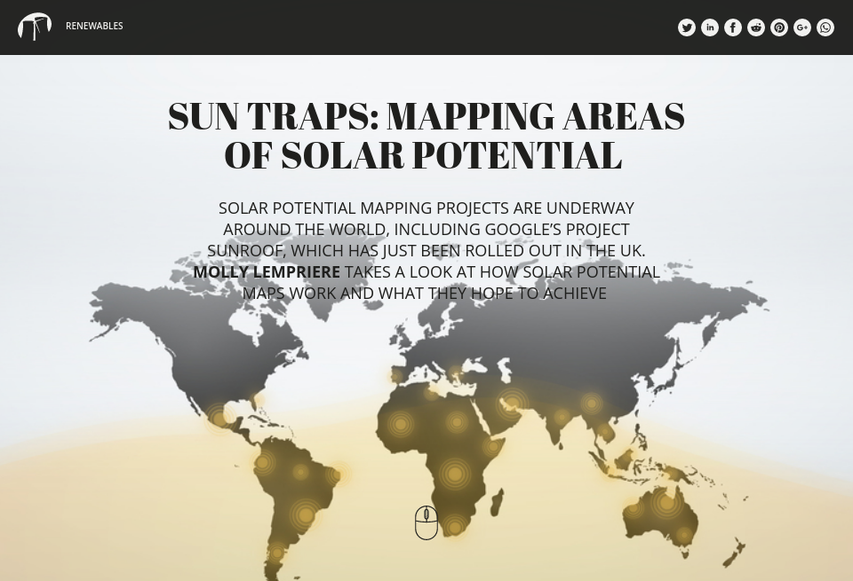 Sun Traps: Mapping Areas of Solar Potential - Future Power Technology ...